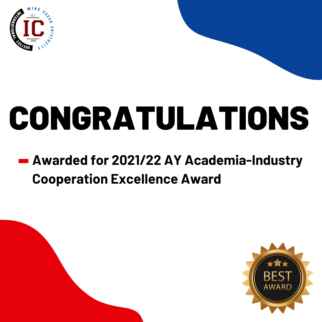 Awarded for 2021/22 AY Academia-Industry Cooperation Excellence Award ...